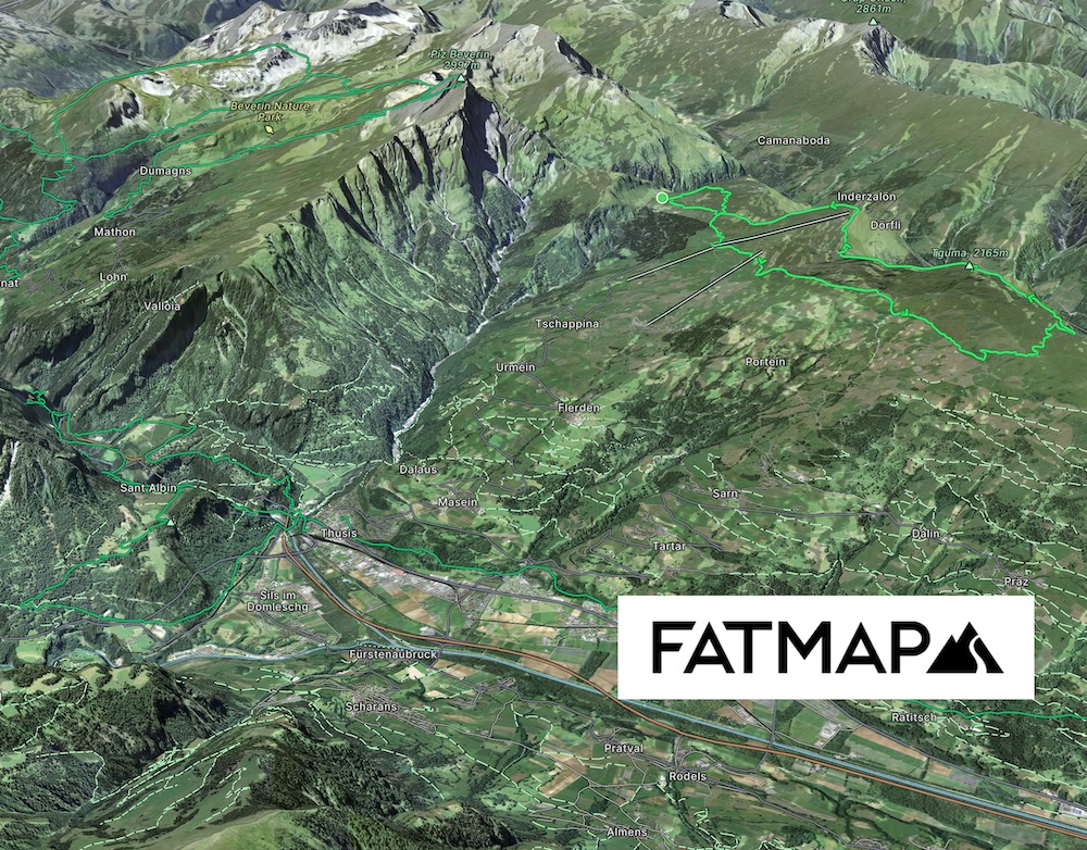Fatmap als Projektpartner - graubünden Trailrun